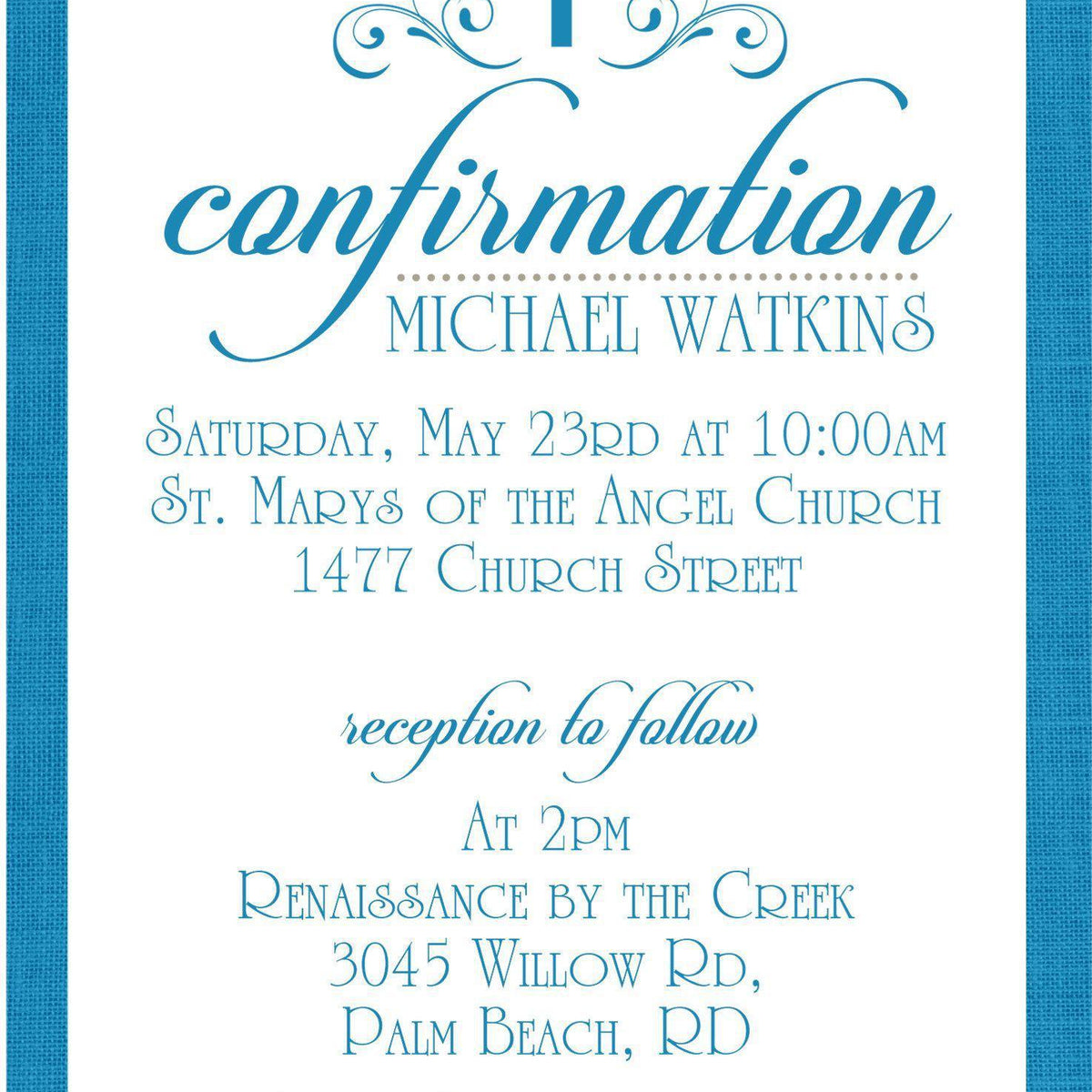 confirmation invitations digital