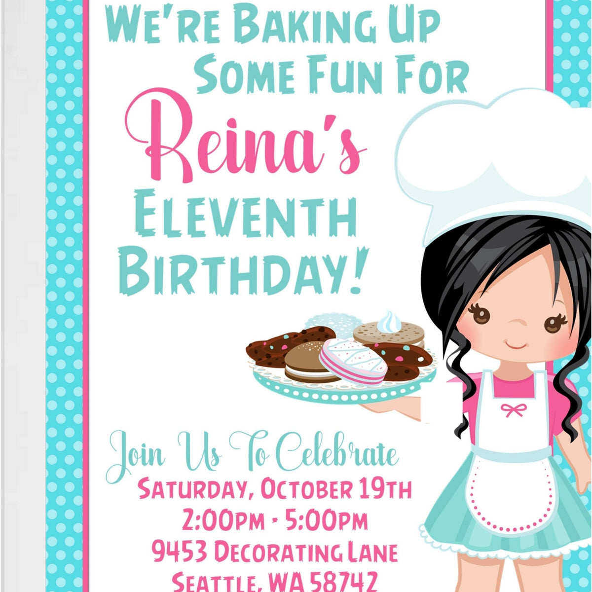 Baking Birthday Party Invitations — Party Beautifully