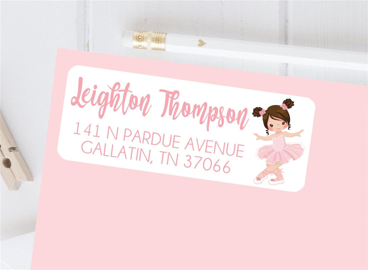 Ballet Address Labels – Party Beautifully
