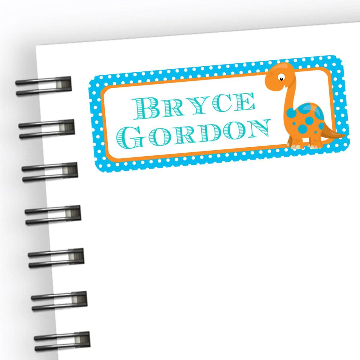 Dinosaur Back To School Name Labels for Kids Supplies – Party Beautifully