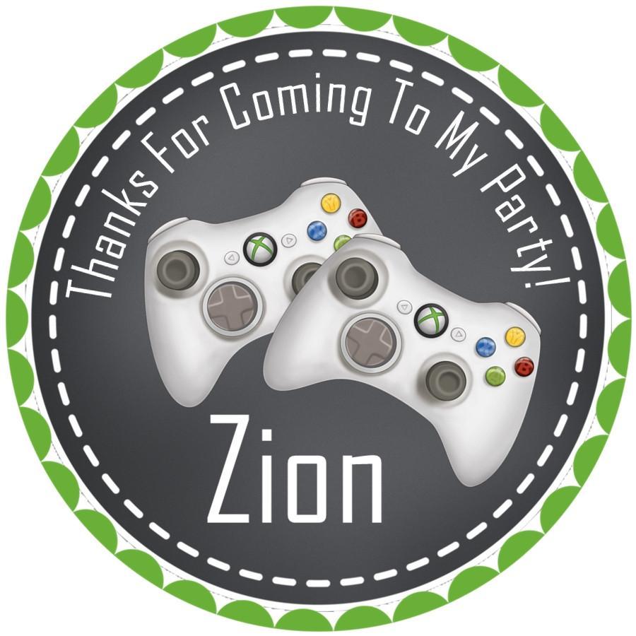 Xbox Controller Birthday Stickers – Gaming Party Favors – Party Beautifully